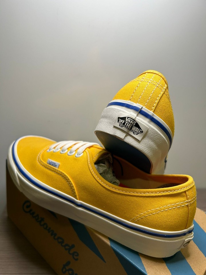 VANS AUTHENTIC 44 D YELLOW VN0A5JMQYLW size 12 US MENS | eBay