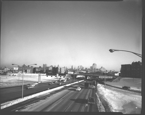 LD151-224 KENNEDY EXPRESSWAY (3) Original 4"x 5" Film Negatives CHICAGO ...