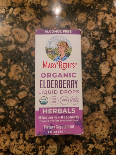 Mary Ruth Elderberry Liquid Drops Herbals Immune Support Blueberry ...