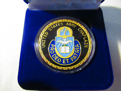 U S Army CHAPLAIN CORPS Challenge Coin w/ Presentation Box | eBay