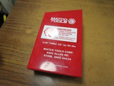 Matco Tools DB29HS 29 Piece Hyper-step Drill Bit Set in Red Case for ...