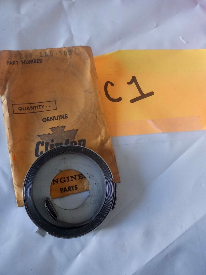 NOS Clinton Engine Starter Recoil Spring 265-185-500, 700957, 700912 ...