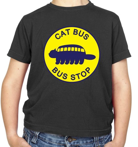 Cat Bus Stop - Kids T-Shirt - Totoro - Neighbor - Fan - Love - Merch ...