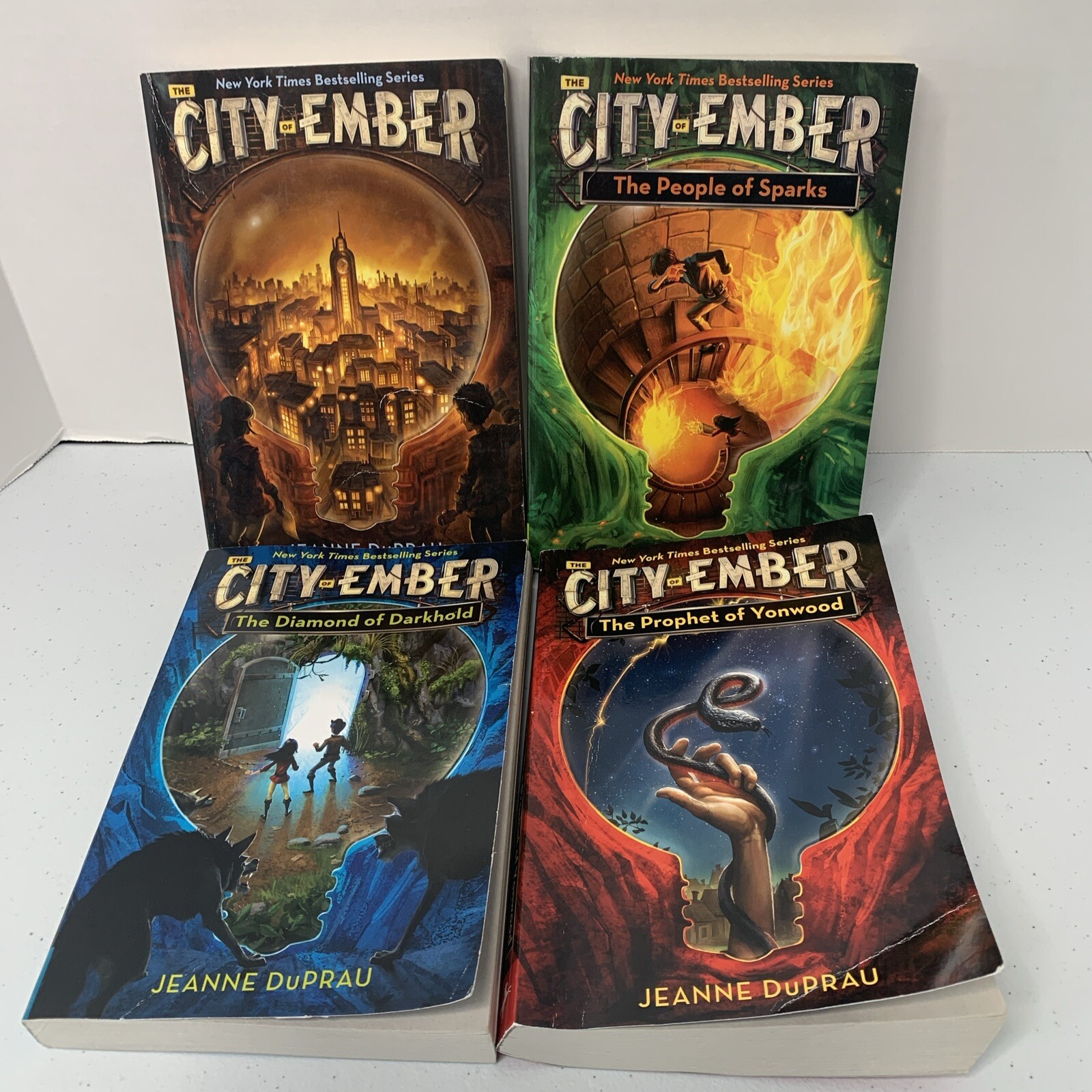 4 Book Lot The City of Ember Complete Set: The City of Ember Series ...