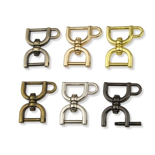 Detachable Openable Screw Double Ring Buckle Clasp For Handbag Purse ...
