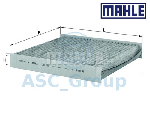 Genuine MAHLE Replacement Interior Air Cabin Pollen Filter LAK 220 ...