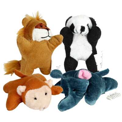 Mini Stuffed Plush Wild Animals 12 Zoo Jungle Safari Party Favours ...