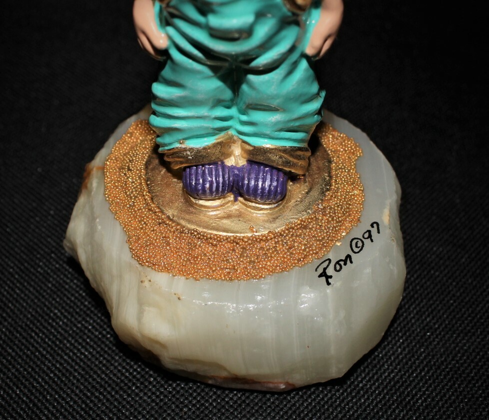 Ron Lee RASCAL Boy Clown Figurine 1997 Members Only CCG1 Onyx Base ...