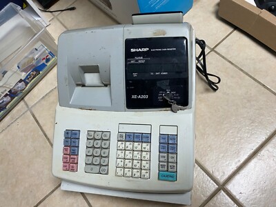 Cash Registers - Sharp Xe-A203 Electronic Cash Register