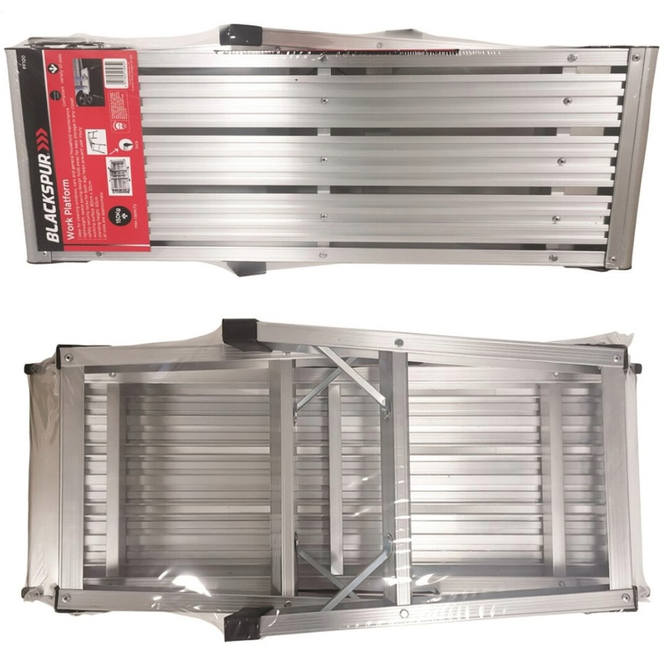 Work Bench Platform Hop Up Step Ladder Folding Stool Builders Safety ...