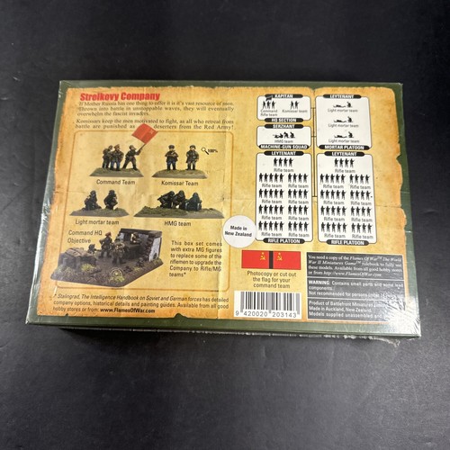 Flames of War Soviet Udarny Strelkovy Company SBX02 Rare OOP Command | eBay
