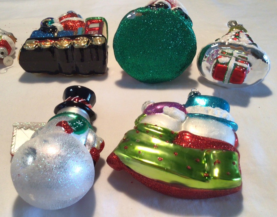 VTG RADCO CELEBRATION CHRISTMAS Blown Glass ORNAMENTS ASSORTED LOT | eBay