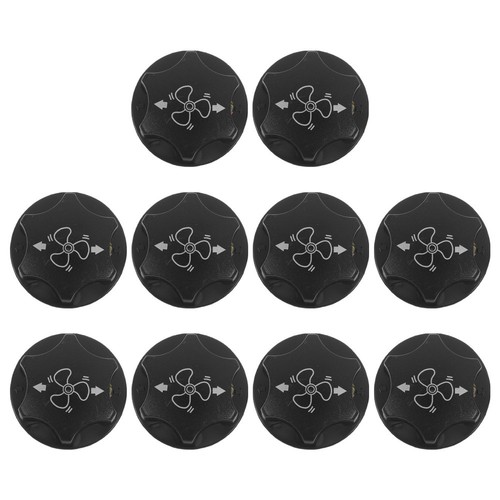 10 Pcs Industrial Horn Fan Knob Plastic Control Knobs Spare Part | eBay