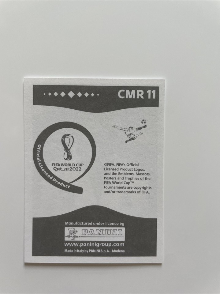 Panini World Cup QATAR 2022 - Stickers #CMR 11 - Martin Hongla | eBay
