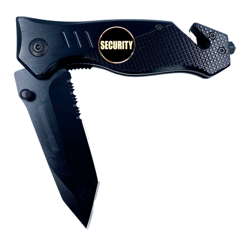 Security Enforcement Officer Agent 3-in-1 Tactical Rescue tool knife ...