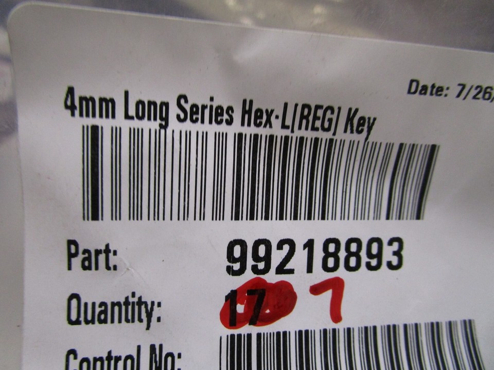 4mm Long Series Hex-L® Key QTY 7 | eBay