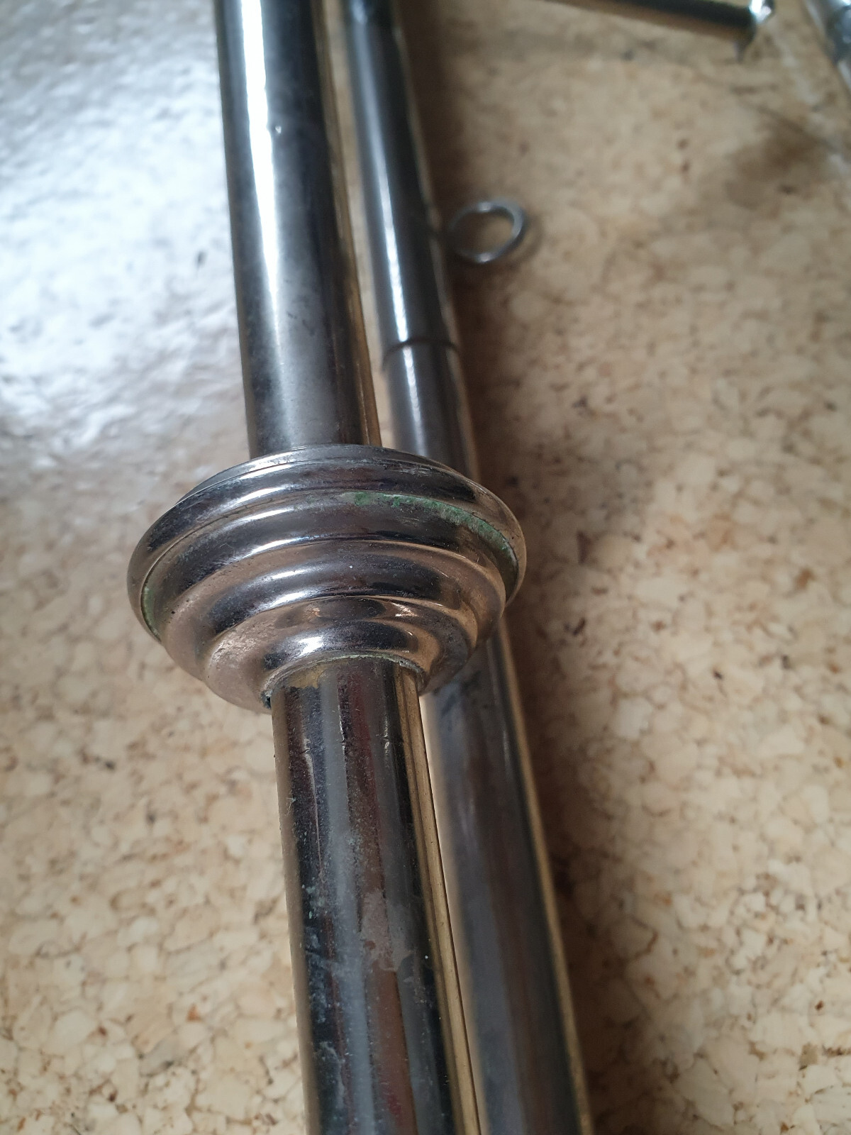 old natural Eb (Es) trumpet / Fanfare "Amati Kraslice" (loose braces ...