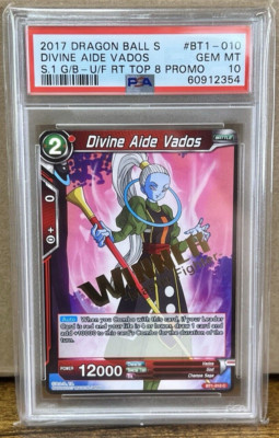 Dragon Ball Super Card Game Divine Aide Vados BT1-010 C Foil Winner ...
