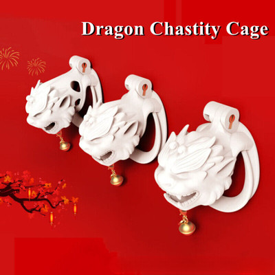 Dragon Chastity Cage Bird Lock Urethra Sexy Men Ascetic Anti-Cheating ...