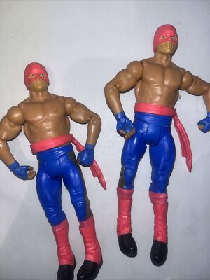 WWE Mattel Basic LOS MATADORS PRIMO EPICO Figures Loose WITH HATS (7D ...