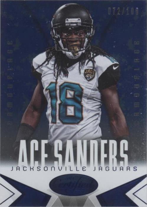2014 Panini Certified - Ace Sanders #46 Blue Camo /100 for sale online ...