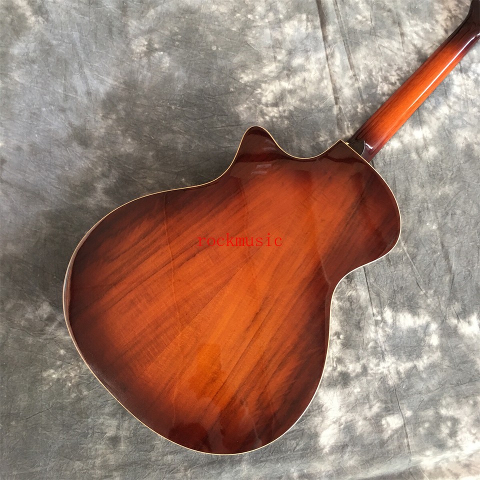 Custom K24 Cutaway Koa Acoustic Guitar 6 String Rosewood Fretboard ...