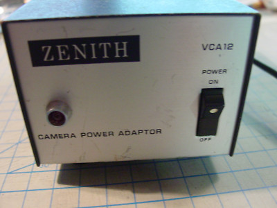 Zenith Camera power adapter VCA12 from 1982 | eBay