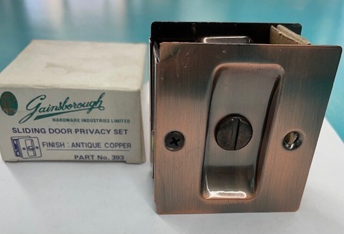 GAINSBOROUGH SLIDING DOOR PRIVACY SET: ANTIQUE COPPER 393 | eBay Australia