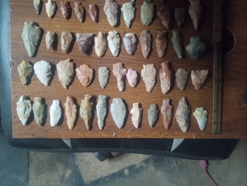 authentic indian arrowheads artifacts collections great condition | eBay