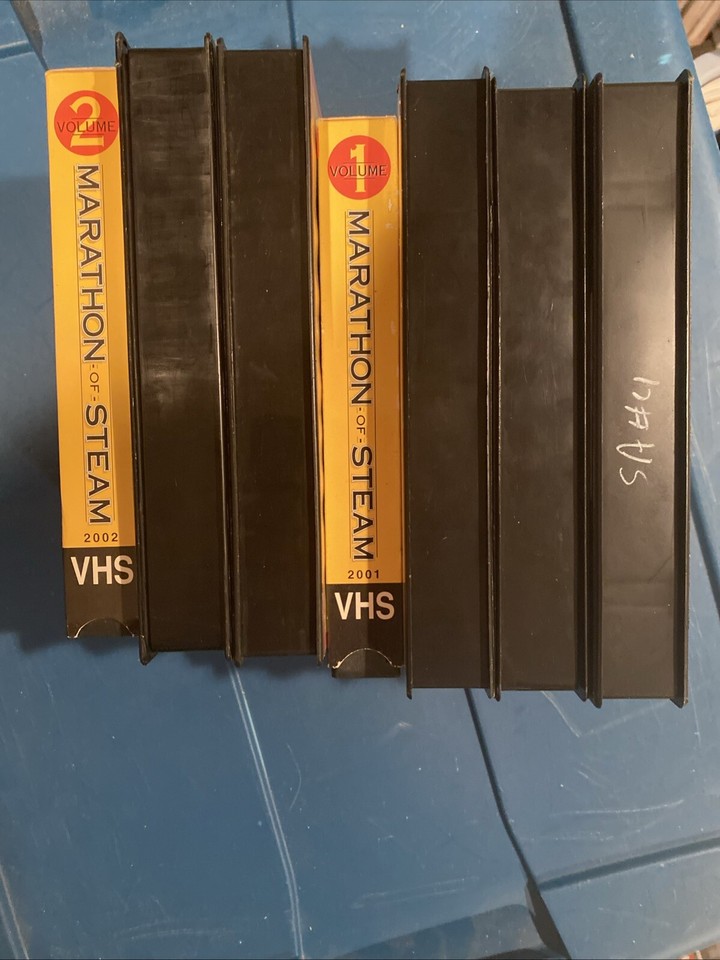 Steam Trains VHS Lot Greg Scholl & Railway Productions 1225 765 2102 ...
