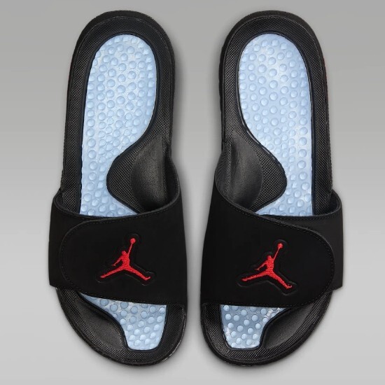 Nike Jordan Hydro 5 Retro Slides 'Black/Red' (555501-061) Expeditedship ...