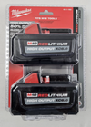 2-Pack Milwaukee M18 RedLithium High Output XC6.0 18V 6.0Ah Battery 48 ...