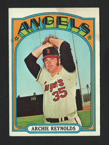 1972 Topps High Number Baseball Card #672 Archie Reynolds – California ...