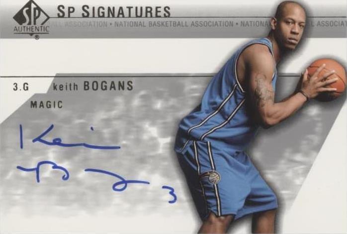 2003-04 SP Authentic - Sp Signatures Keith Bogans #KO-A (AU, RC) for ...