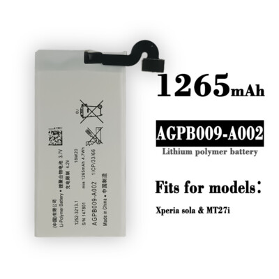 NEW Internal Replacement Battery For SONY Xperia MT27i MT27 AGPB009 ...