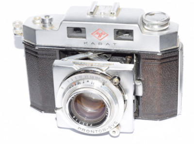Agfa Karat 36 Folding Rangefinder Camera With Agfa Solagon 2/50mm PARTS ...