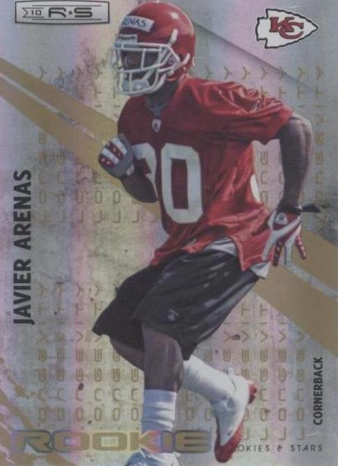 2010 Panini Rookies & Stars - Rookie Javier Arenas #203 Longevity Gold ...