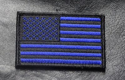 Tactical Police law enforcement BLUE Line United States SWAT Patch ...