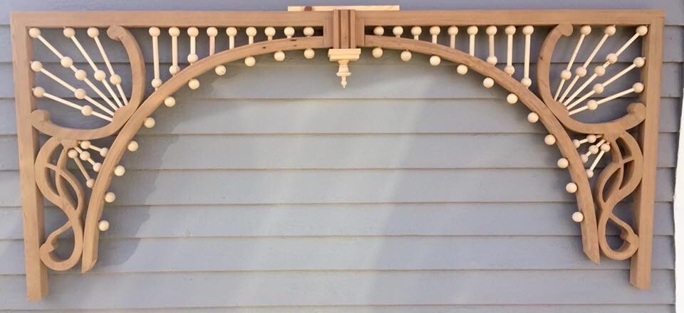 Victorian Fretwork Nouveau Gingerbread Spandrel For Old Home ...