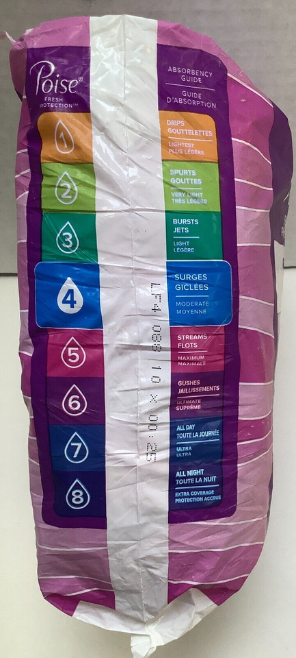 Poise Fresh Protection Pads, #4 Moderate Regular, 160 Total Pads ...