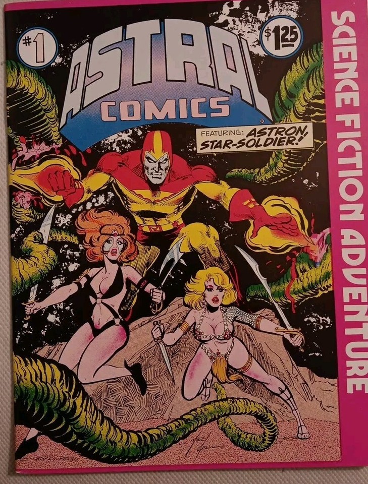 Astral Comics #1 sexy good girl sci fi Tom Sciacca Publications Summer 1977 bad | eBay