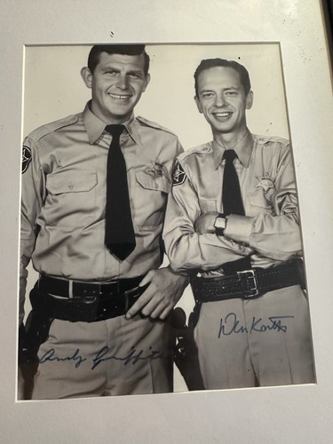 Andy Griffith Don Knotts Signed 8x10 Photo. Andy Griffith Show. | eBay
