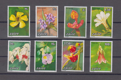 ZAIRE : 1984 - MNH - SCOTT # 1146/53 CPLT. SET FLOWERS | eBay