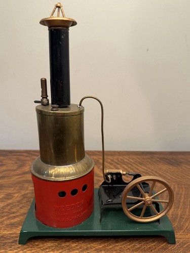 Vintage WEEDEN Vertical Live Steam ENGINE Model Toy with Pan 1930’s | eBay