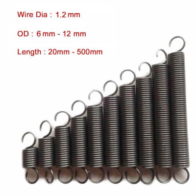 Expansion Extension Tension Spring Wire Diameter 1.2mm L = 20-500mm ...