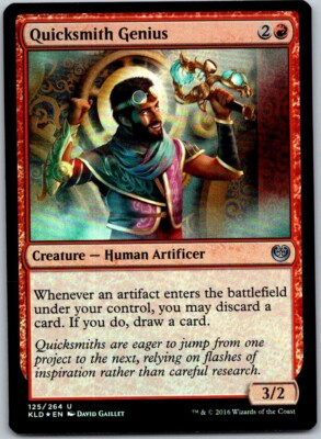 Magic the Gathering Quicksmith Genius Kaladesh Foil MTG Free Shipping ...