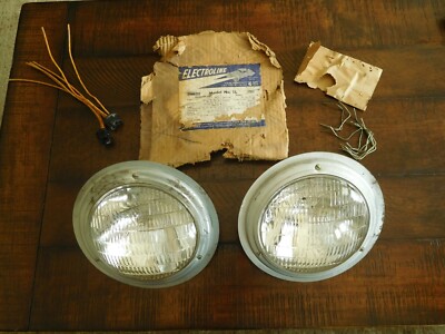 Electroline Sealed Beam Headlamp Replacement #1L Pre 1940 NORS Chevy ...