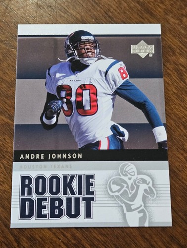 Andre Johnson 2005 Upper Deck Rookie Debut #39 | eBay