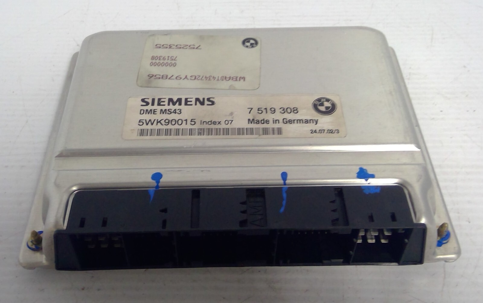 2001-2003 BMW 525i Engine ECM Electronic Control Module Sedan 5WK90015 ...