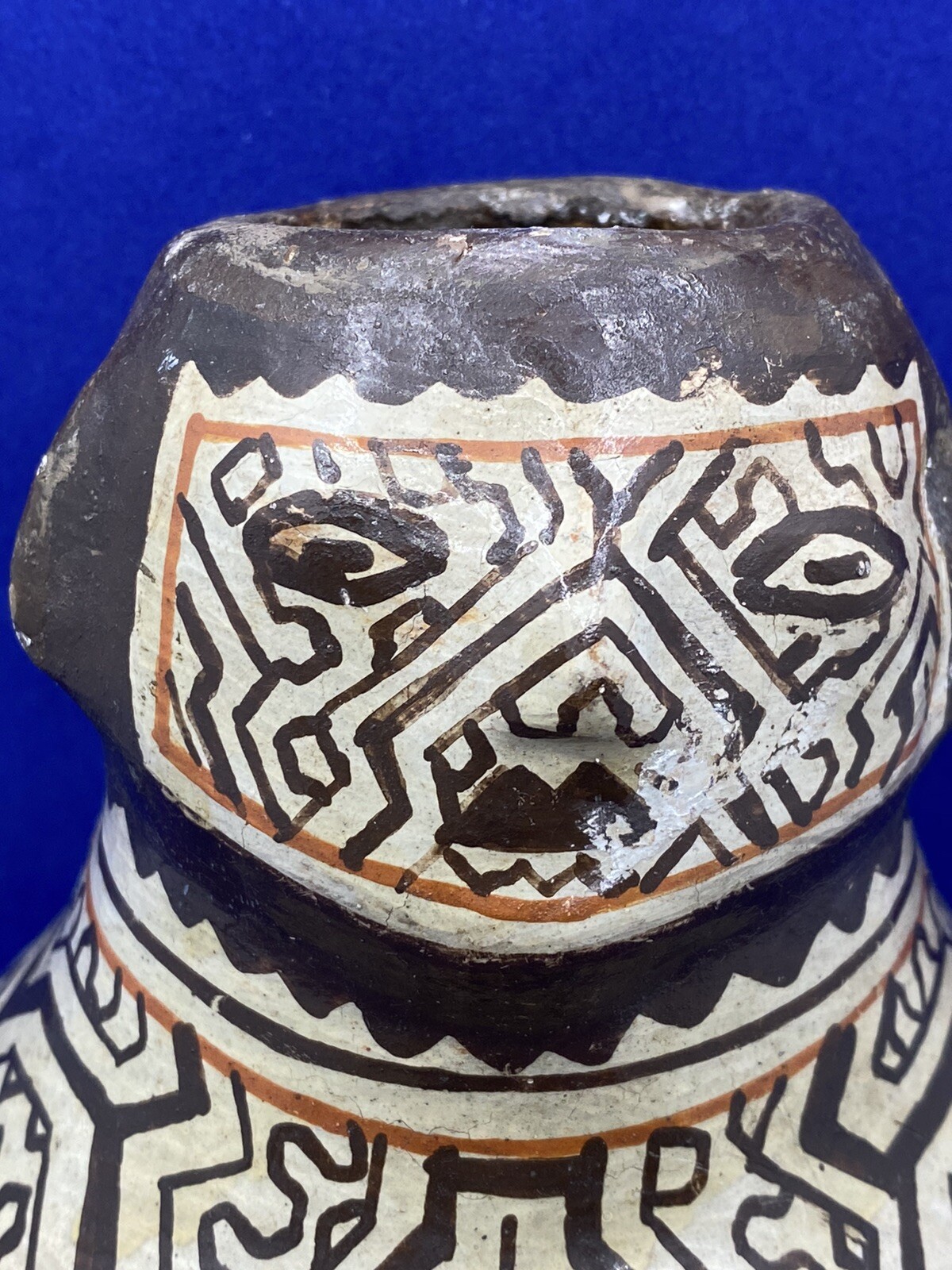 Shamanistic Shaman Pottery Effigy Vessel Amazonian Indian Shipibo ...